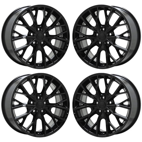 Jeep Premium Factory OEM Wheels Rims Stock Replacement Chrome Black ...