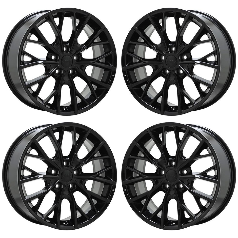 Jeep Premium Factory OEM Wheels Rims Stock Replacement Chrome Black ...