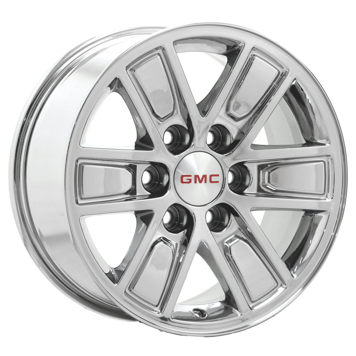 17" GMC Sierra 1500 PVD Chrome wheels rims Factory OEM set 5654 EXCHAN ...