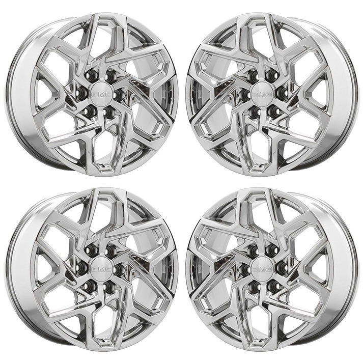 GMC Premium Factory OEM Wheels Rims Stock Replacement Chrome Black ...