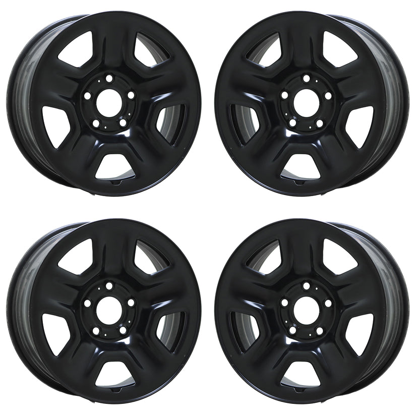 17" Jeep Gladiator Wrangler Black Steel wheels rims Factory OEM set 92 ...