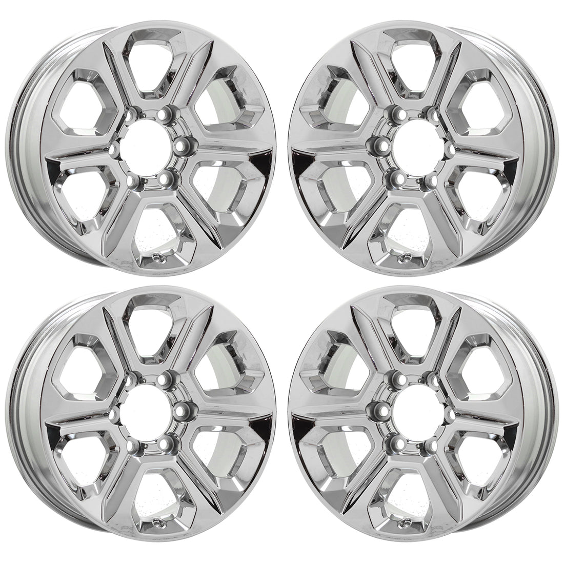 Toyota Premium Factory OEM Wheels Rims Stock Replacement Chrome Black ...