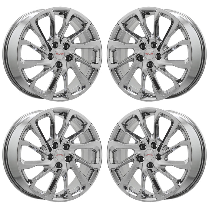 GMC Premium Factory OEM Wheels Rims Stock Replacement Chrome Black ...