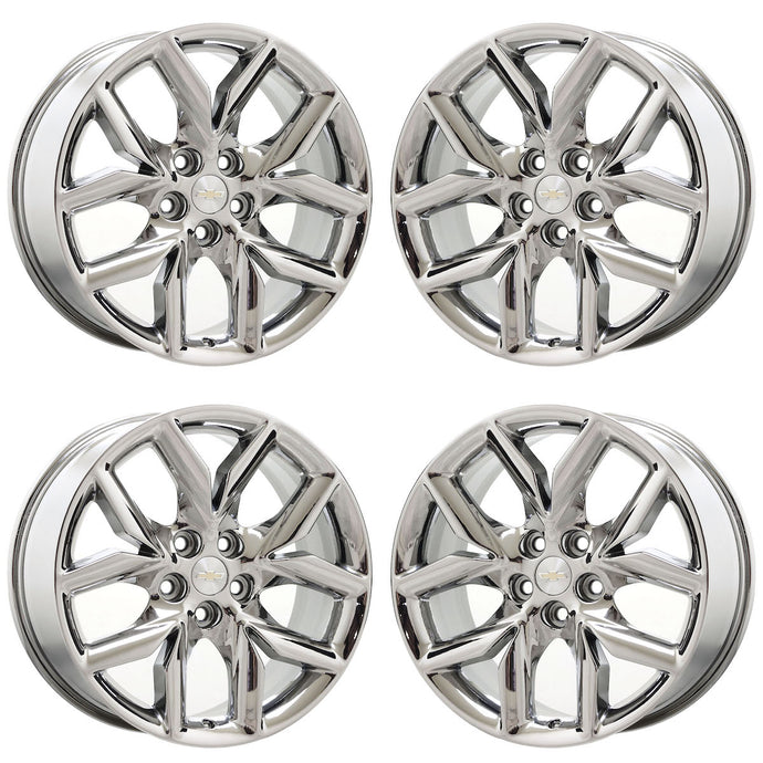 Chevrolet Premium Factory OEM Wheels Rims Stock Replacement Chrome Black – The Wheel Exchange