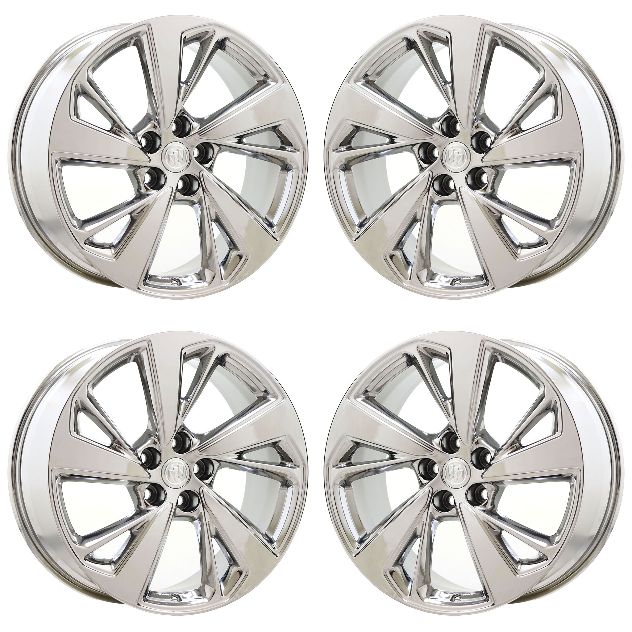 20" Buick Envision PVD Chrome wheels rims Factory OEM set 4161 EXCHANG ...