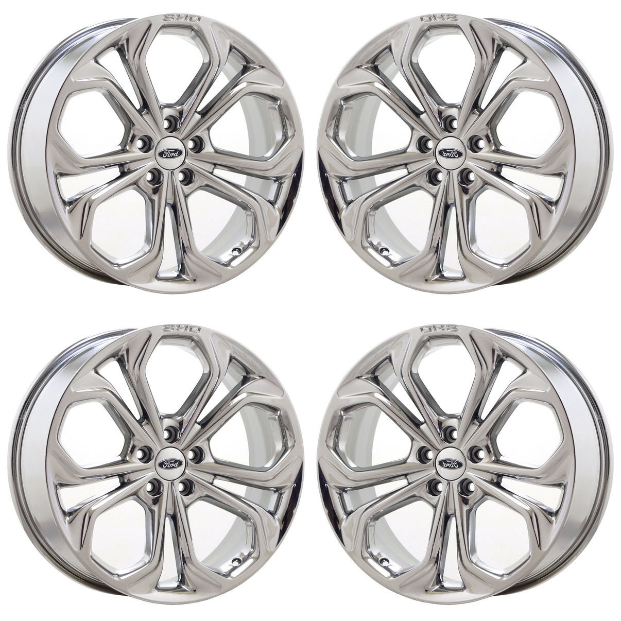 20" Ford Taurus Bright Chrome wheels rims Factory OEM set 3926B – The ...