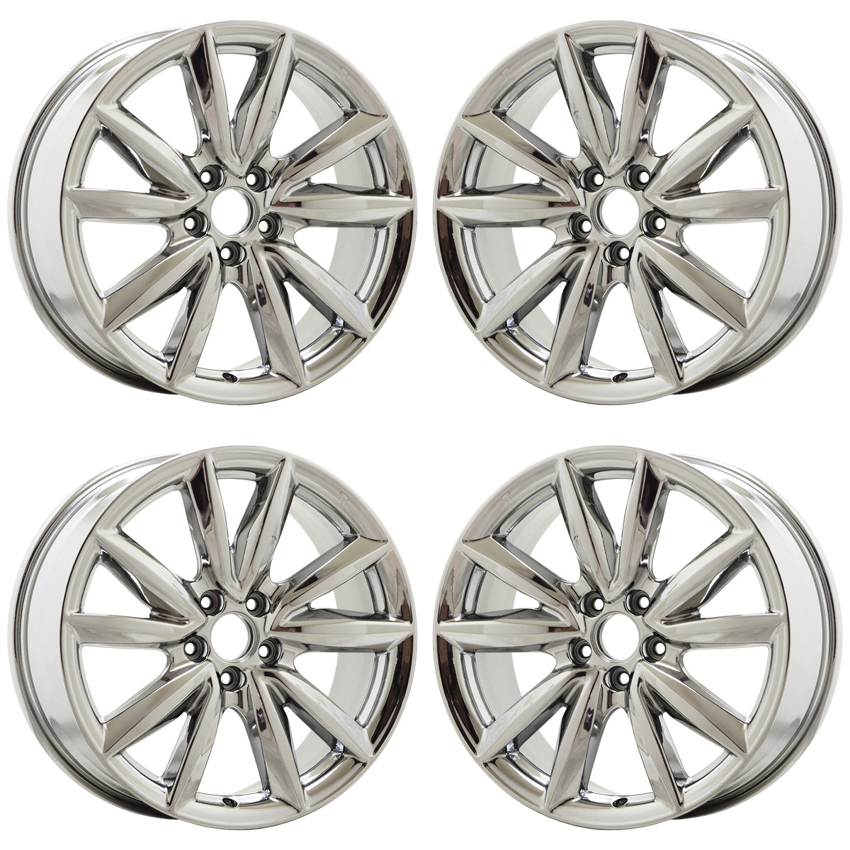 19" Acura RDX PVD Chrome wheels rims Factory OEM set 71866 – The Wheel ...