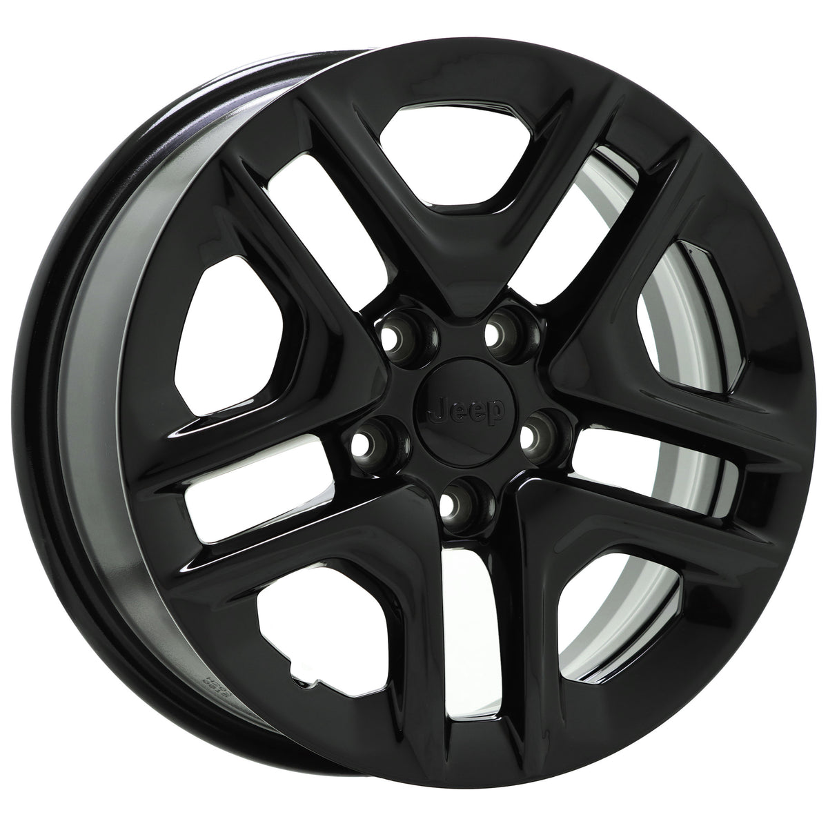 16" Jeep Compass Renegade Black wheels rims Factory OEM set 9185 EXCHA ...