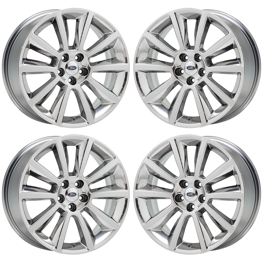 EXCHANGE 20" Ford Edge Flex PVD Chrome wheels rims Factory OEM set 377 ...