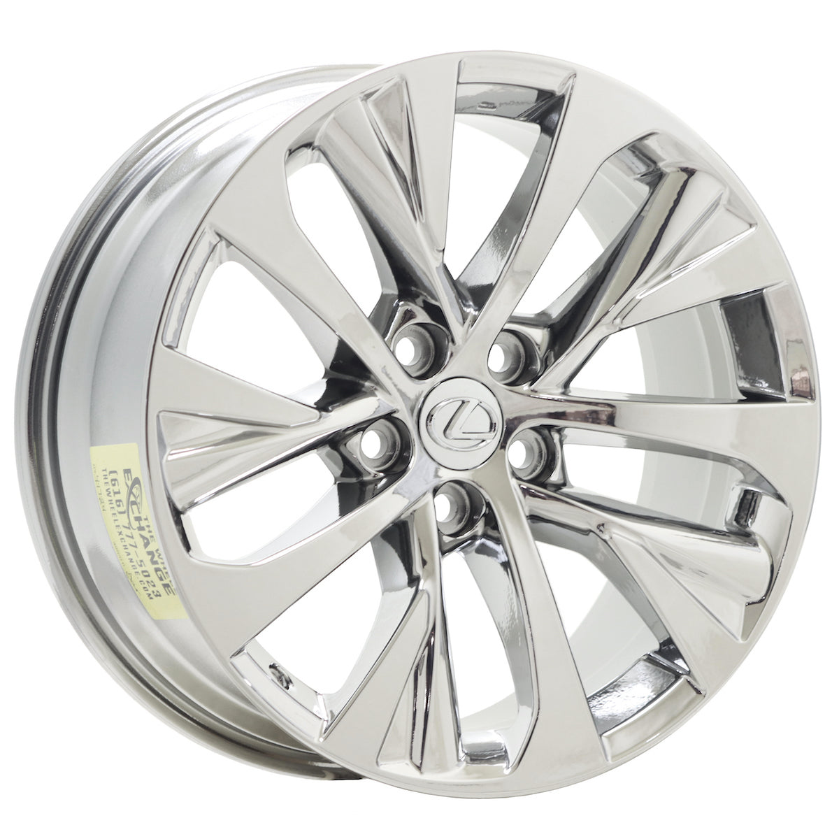 18" Lexus RX350 RX450 Bright Chrome wheels rims Factory OEM set 74392 ...