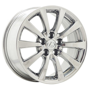 EXCHANGE 17" Lexus IS250 IS350 PVD Chrome wheels rims Factory OEM set ...
