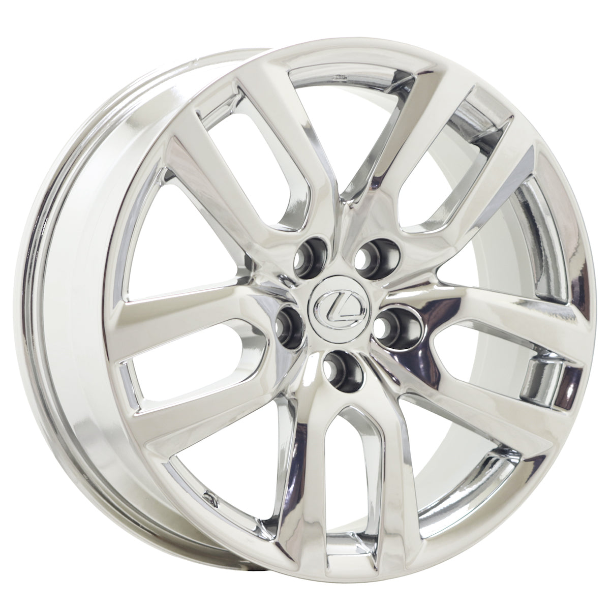 EXCHANGE 18" Lexus NX200t NX turbo NX300h PVD Chrome wheels rims OEM s ...