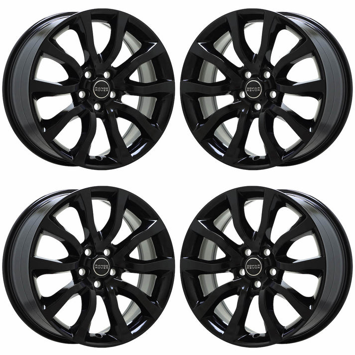 Range Rover Land Rover Factory OEM Wheels Rims Stock Replacement Black ...