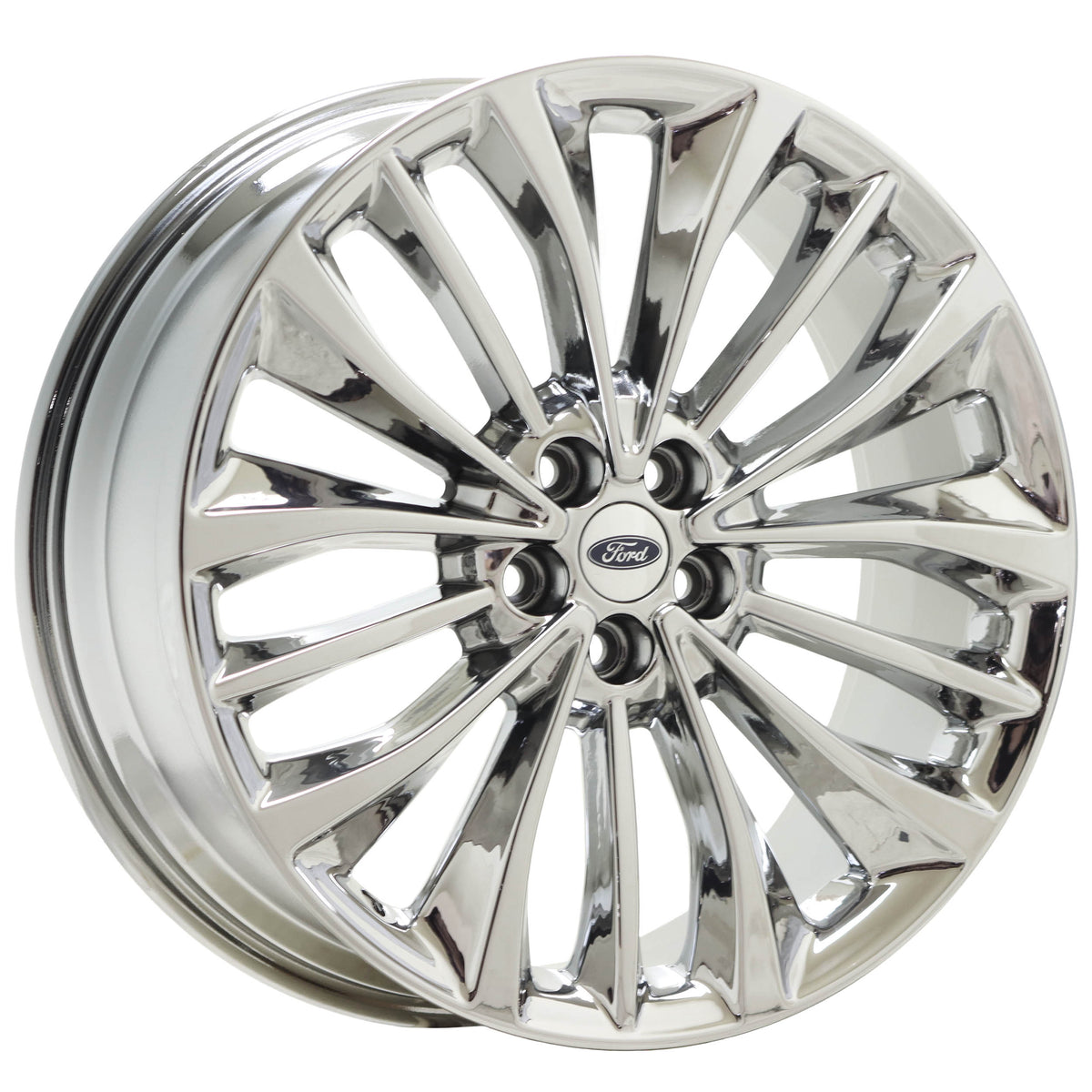20" Ford Edge PVD Chrome wheels rims Factory OEM set 10255 EXCHANGE ...