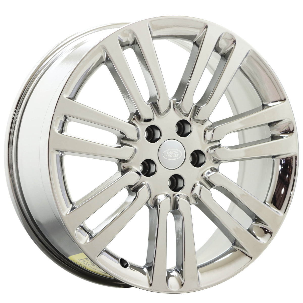 21" Land Rover Range Rover PVD Chrome wheels rims Factory OEM set 7237 ...