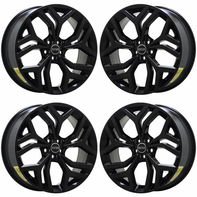Range Rover Land Rover Factory OEM Wheels Rims Stock Replacement Black ...