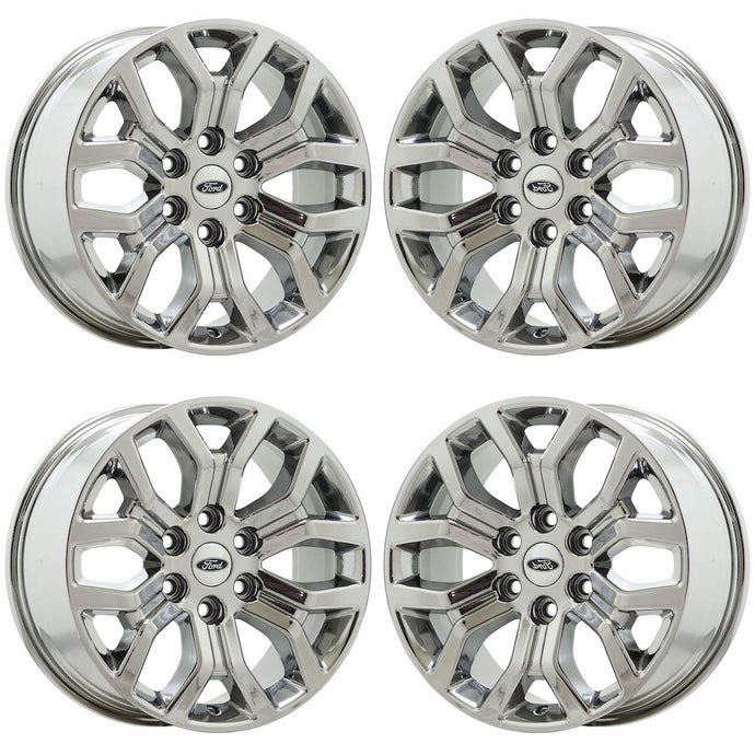 Ford Premium Factory OEM Wheels Rims Stock Replacement Chrome Black ...