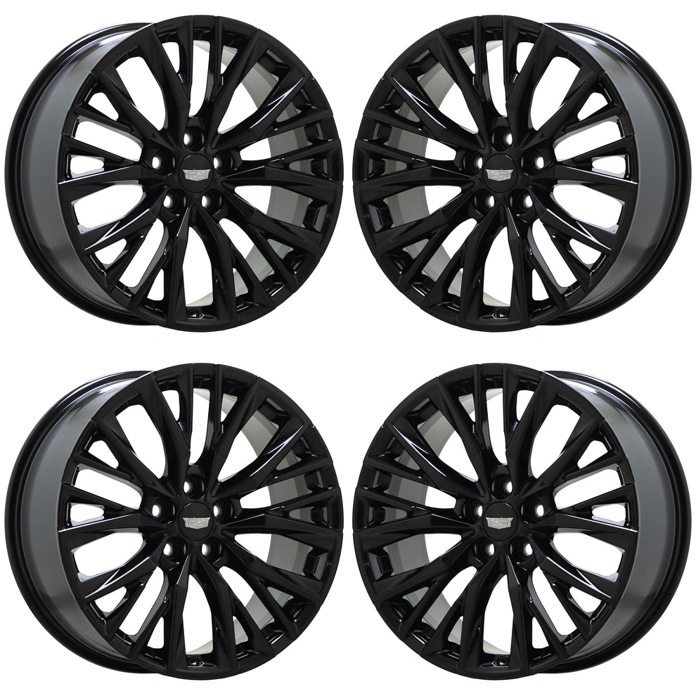 20" Cadillac XT4 Gloss Black wheels rims Factory OEM set gz087 EXCHANG ...