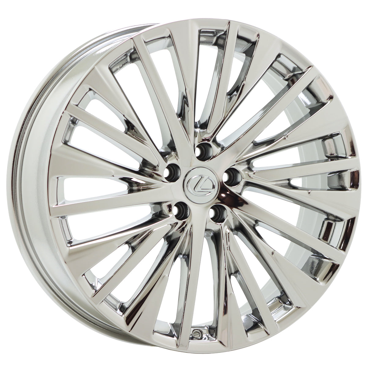 21" Lexus RX350 RX350h PVD Chrome wheels rims Factory OEM set 74422 EX ...