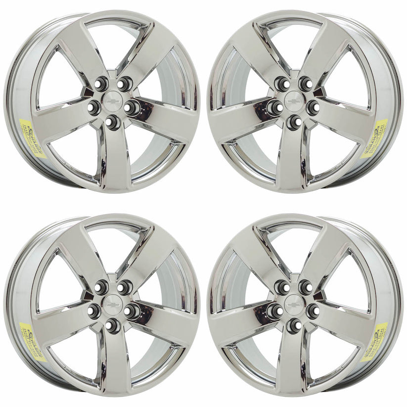 19" Chevrolet Malibu LTZ Bright Chrome wheels rims Factory OEM set 556 ...