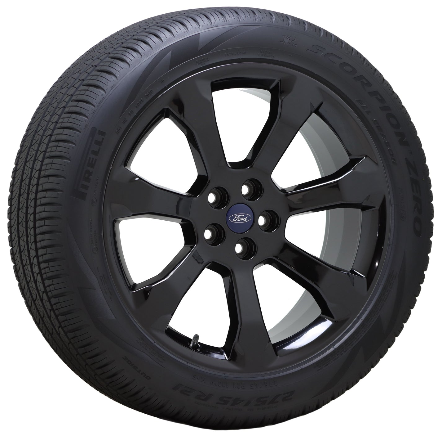 21" Ford Explorer ST Gloss Black wheels rims tires Factory OEM set 4 1 ...