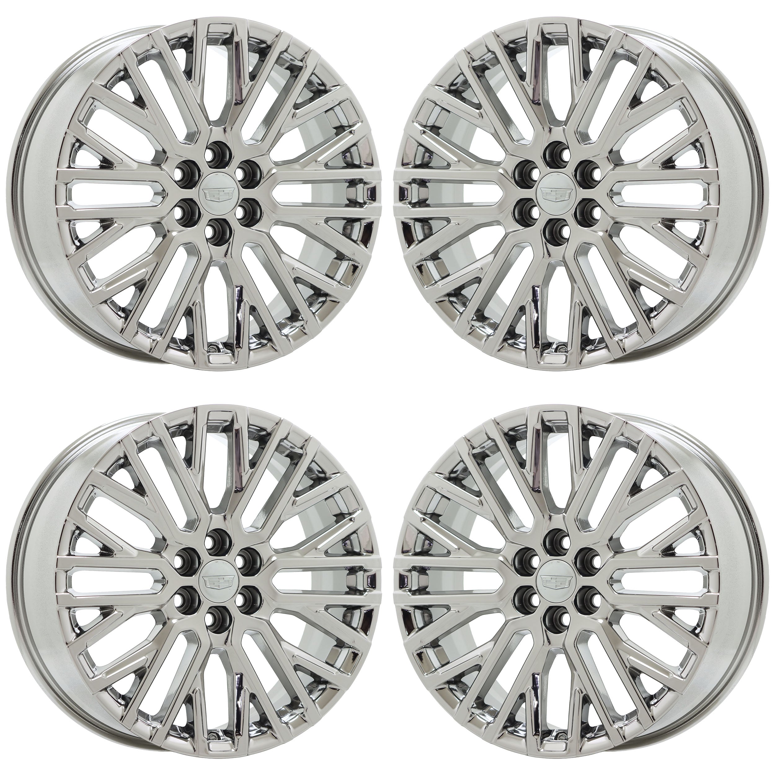 20" Cadillac XT6 Bright Chrome wheels rims Factory OEM set 14147 EXCHA ...