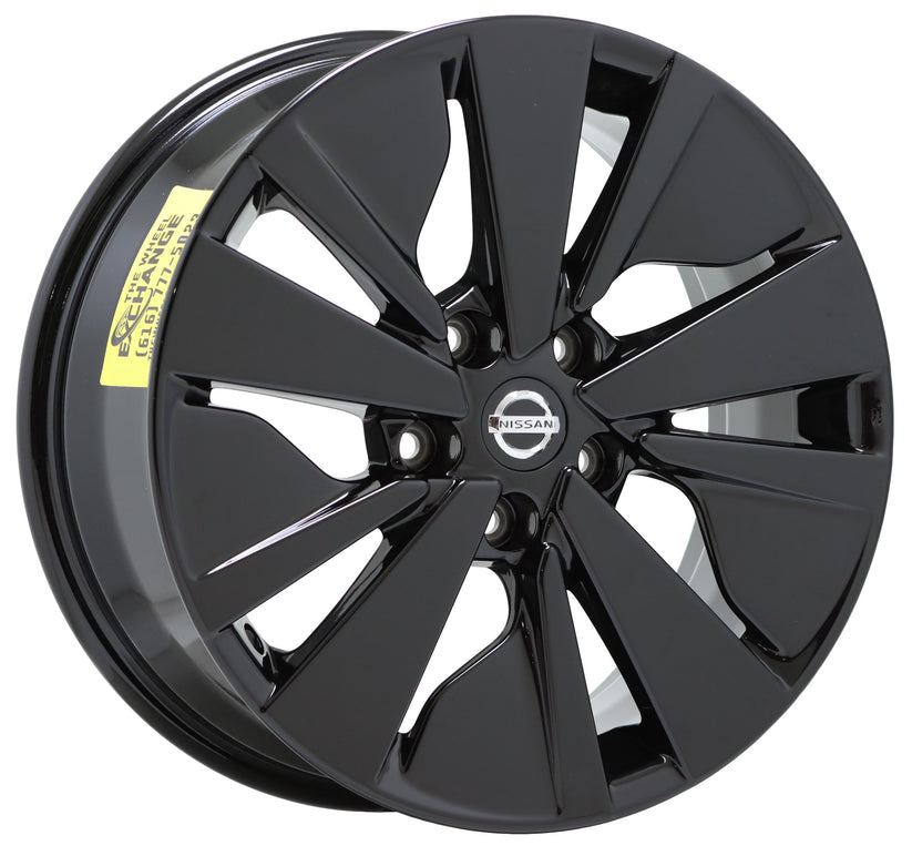 17" Nissan Altima Gloss Black Wheels Rims Factory Original OEM Set 627 ...